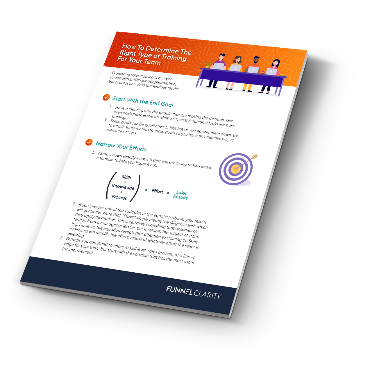 Download The Sales Training Checklist | Funnel Clarity